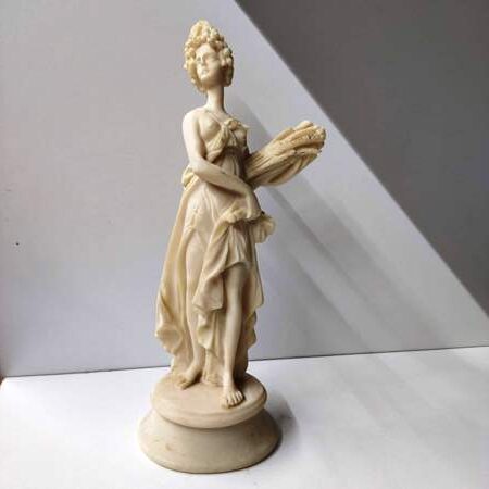 Alabaster Statue Dimitra 25cm. - Olive Breeze